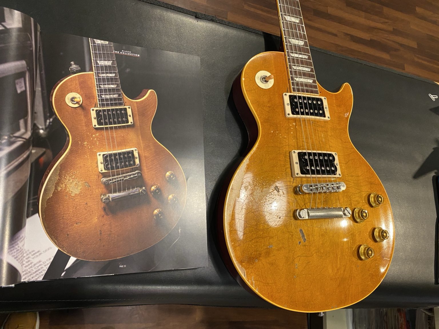 gun’s & roses slash愛用のギターjessicaレプリカを製作 | mg's workshop